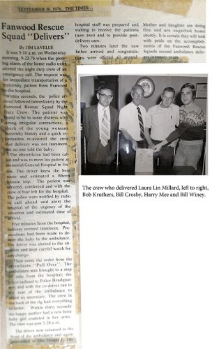 Passing of Life Member and former Captain Harry S. Mee – Fanwood Rescue ...